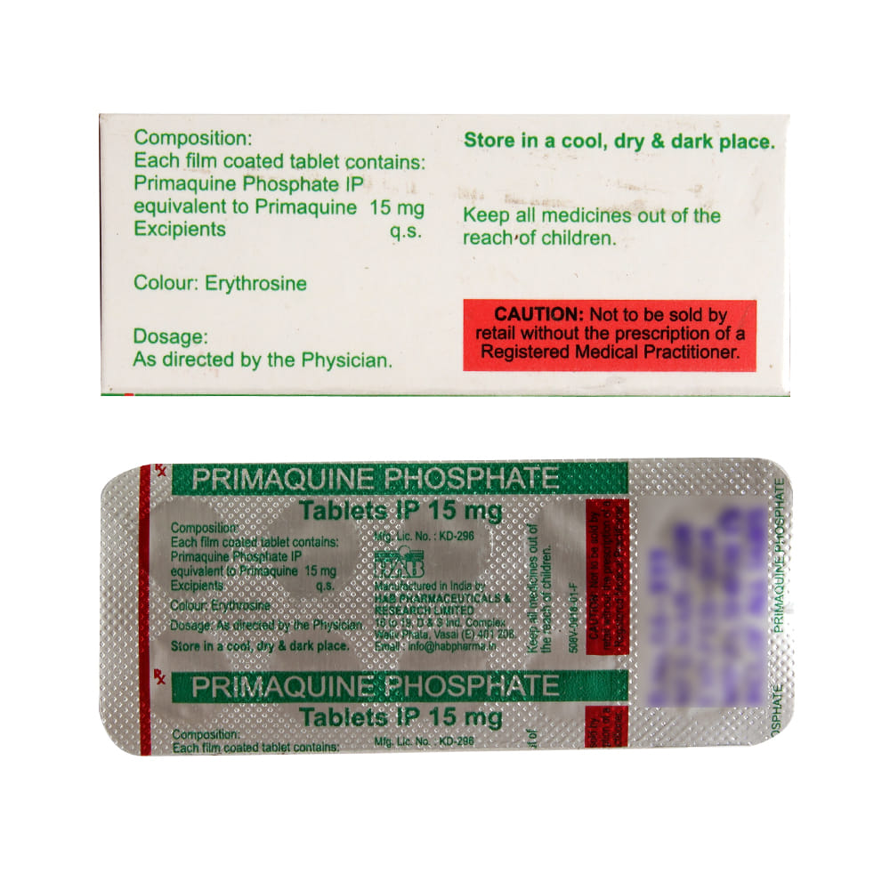 Buy Primaquine 15mg 10 Tablets Online at Best Prices | Wellness Forever