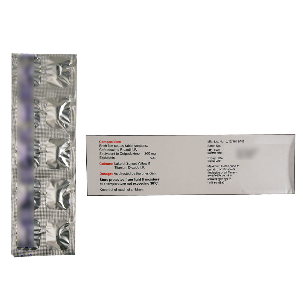 Buy Kefpod 200mg 10 Tablets Online at Best Prices | Wellness Forever