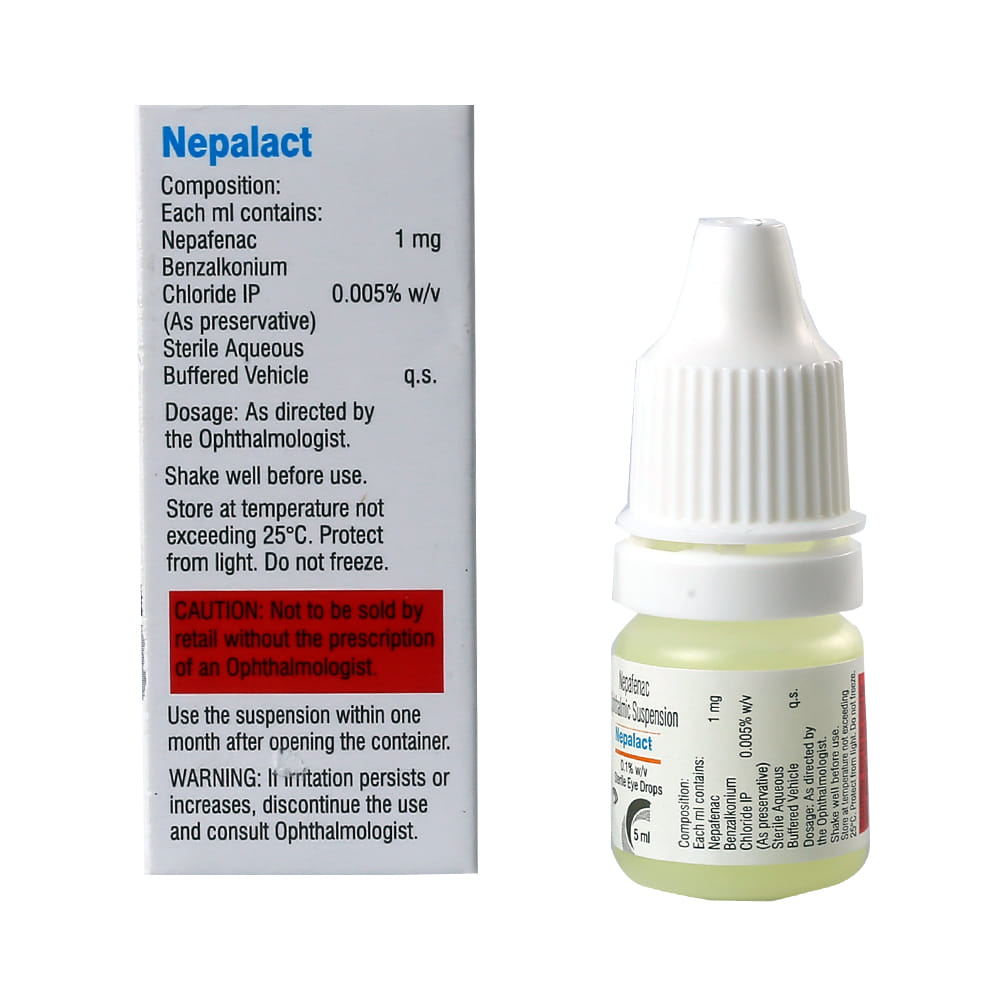 Buy Nepalact Eye Drops 5 ml Online at Best Prices | Wellness Forever