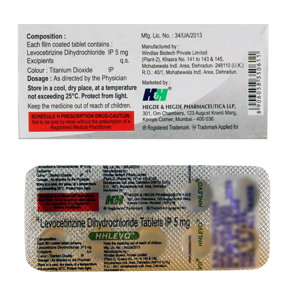 Buy Hhlevo 5Mg 10Tablets Online at Best Prices | Wellness Forever