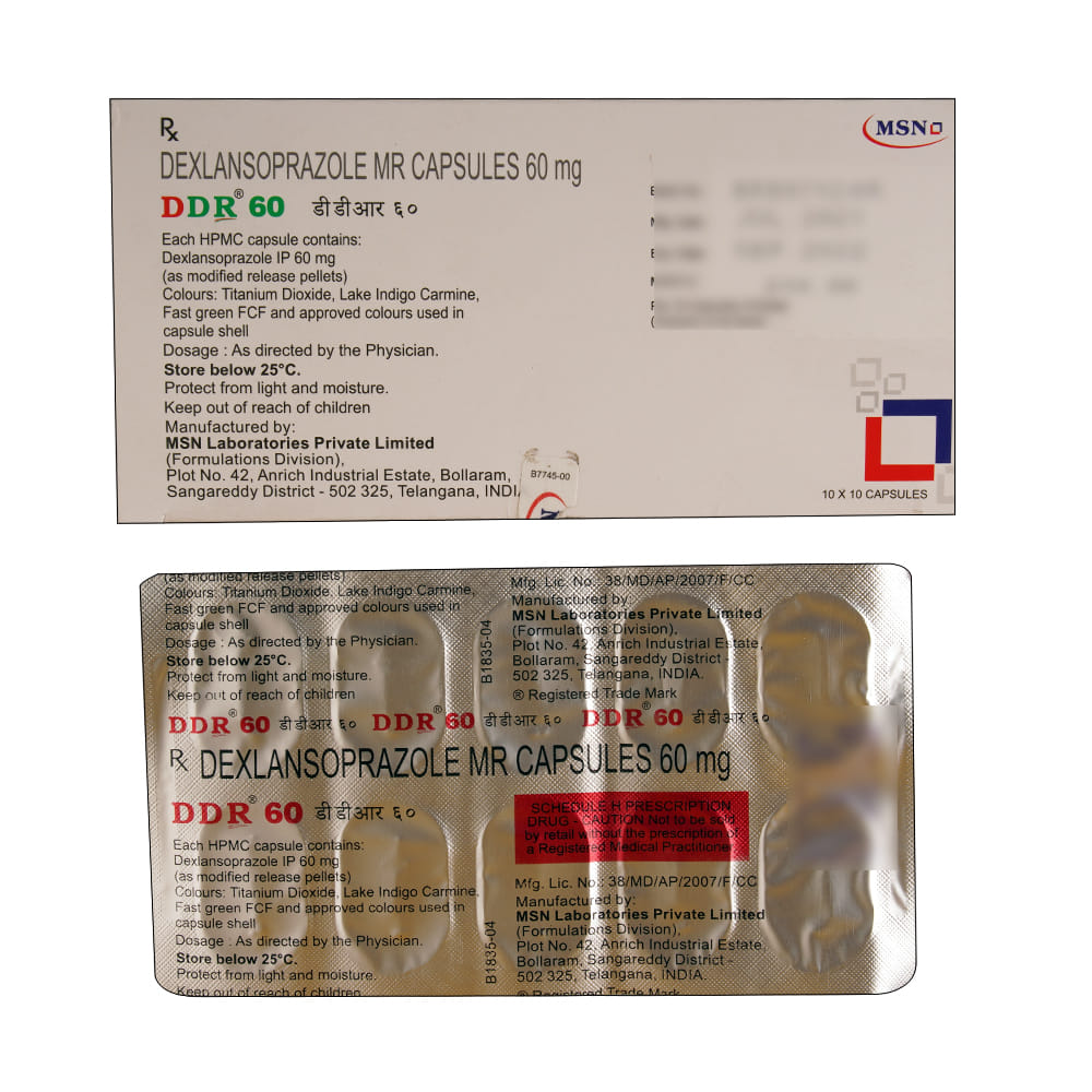 Buy DDR 60mg 10 Capsules Online at Best Prices | Wellness Forever