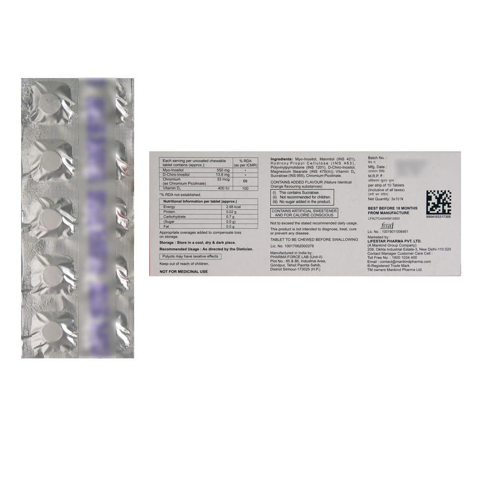 Buy Ovabless-Myo Orange 10 Tablets Online at Best Prices | Wellness Forever