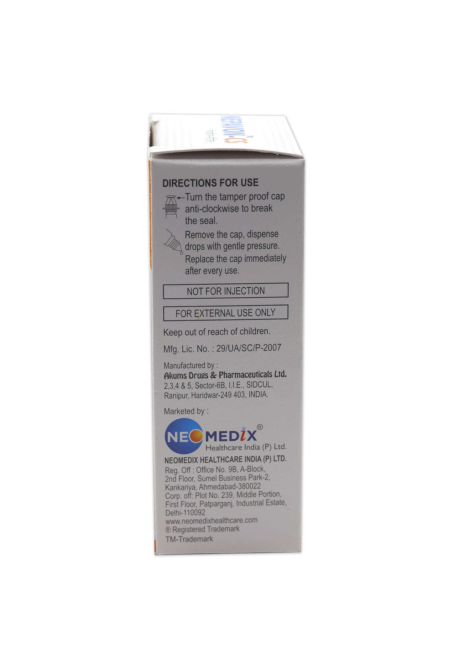 Buy Nepavon-CS Eye Drops 5 ml Online at Best Prices | Wellness Forever