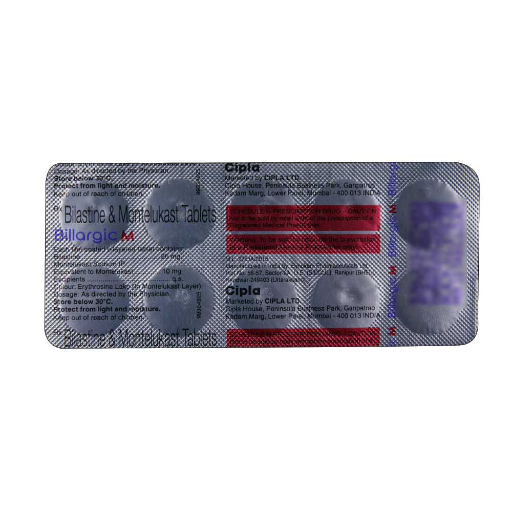 Buy Billargic-M 10 Tablets Online at Best Prices | Wellness Forever