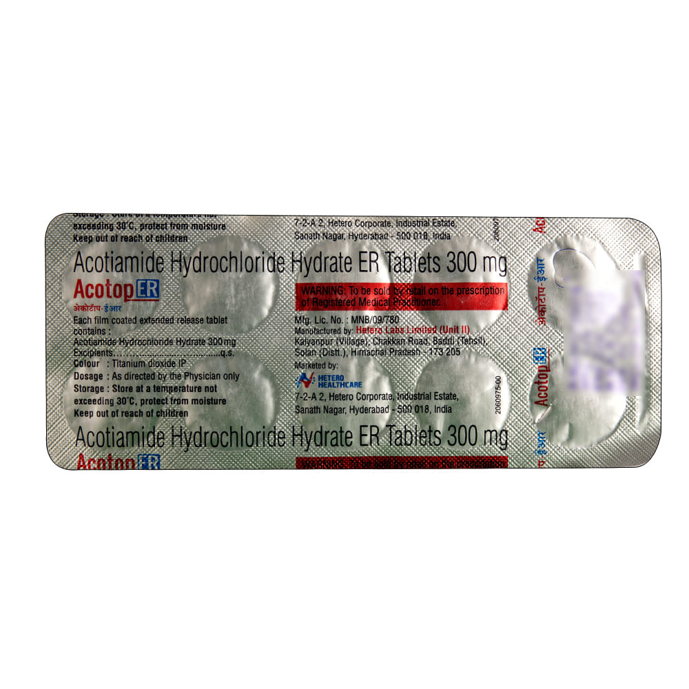 Buy Acotop-ER 10 Tablets Online at Best Prices | Wellness Forever