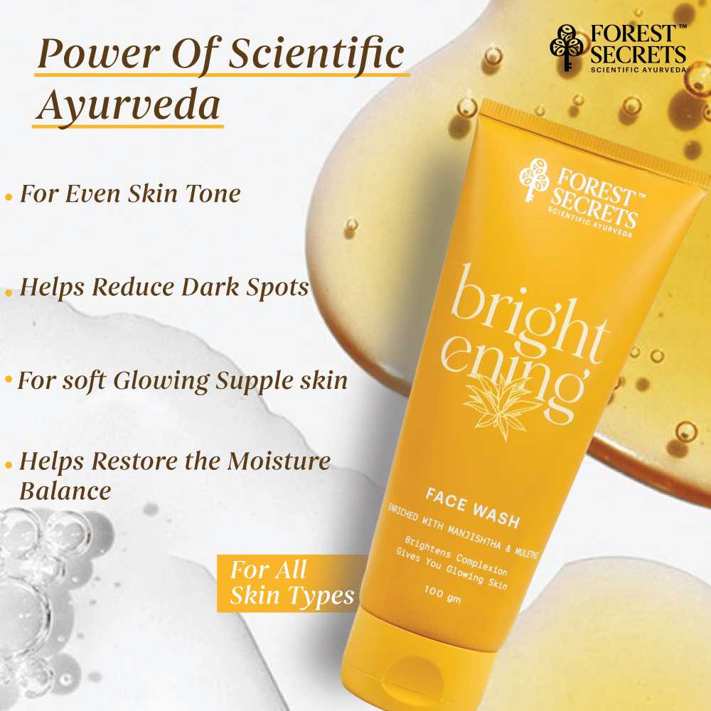 Buy Forest Secrets Ayurvedic Brightening Face Wash 100g Online at Best ...